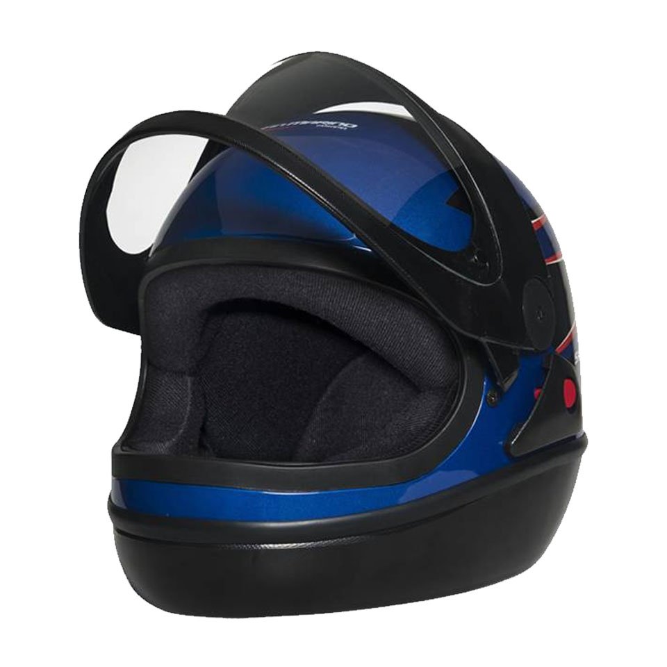 Capacete Taurus San Marino Azul Titanium - Angels Moto